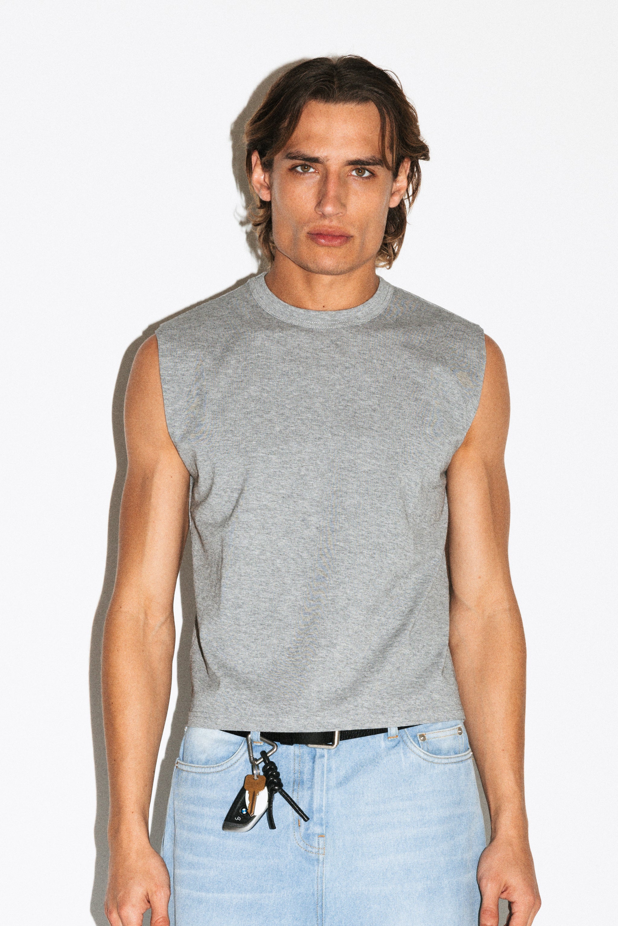 Fargo Baby Muscle Tank | Melange Grey – California Arts